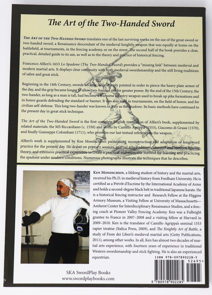 The Art of the Two-Handed Sword by Ken Mondschein – The Fencing Forge